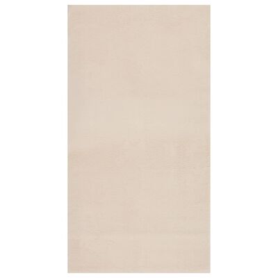 vidaXL Pralna preproga mehka puhasta 80x150 cm protizdrsna bež | vidaXL.si